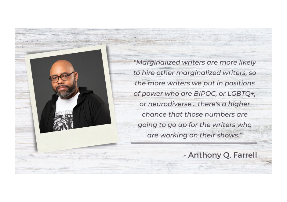 Showrunner and producer Anthony Q. Farrell on leading Canada’s first ...