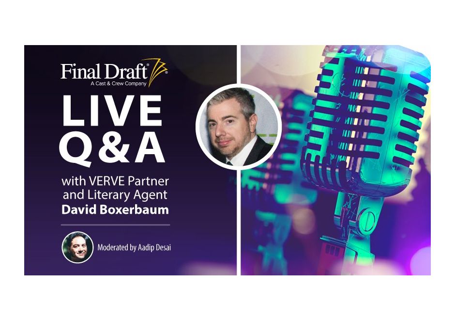 Live Q&A with VERVE Partner and Literary Agent David Boxerbaum
